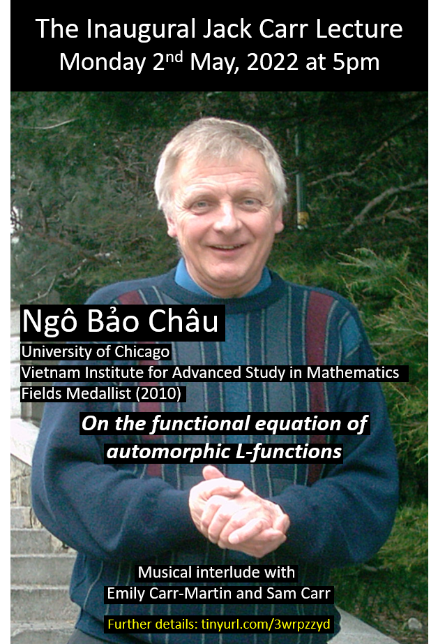 Jack Carr Lecture - ICMS : ICMS